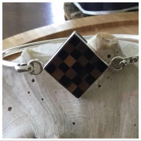 Vintage | Jewelry | Vtg Mexicotaxco Onyx Tigers Eye Checkerboard | Poshmark